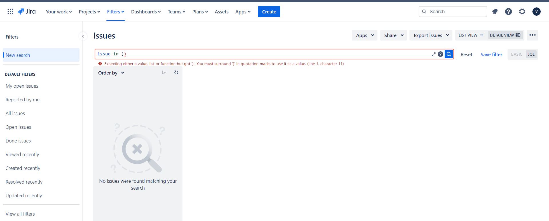 Xraycloud 7006 View Issue In Navigator Jql Of A Test Issue From Testing Board Is Not Working 6278